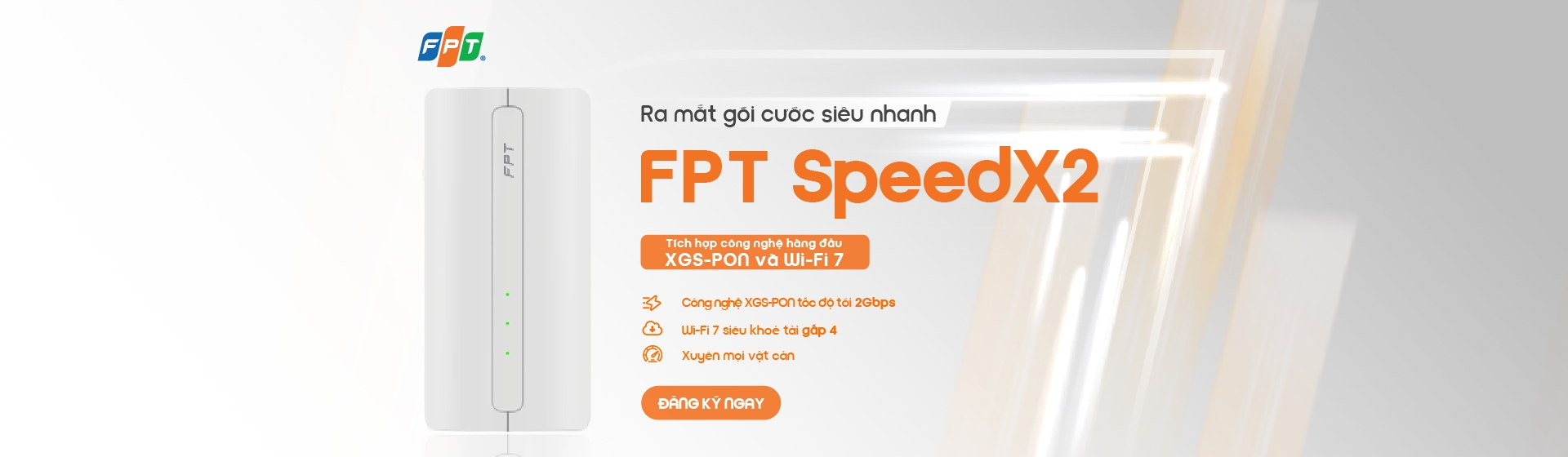Gói FPT SpeedX: Tiên Phong Công Nghệ WiFi 7, Tốc Độ 10Gbps